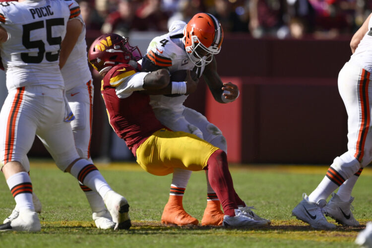Commanders rout Browns 34-13 as Cleveland continues offensive struggles ...